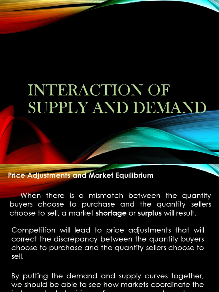 Supply and Demand: Market Equilibrium Explained | PDF | Supply And ...