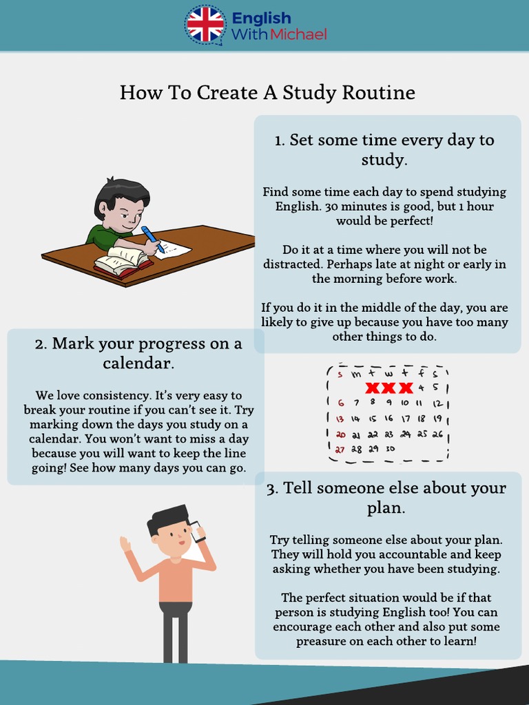 Study Routine 1 | PDF