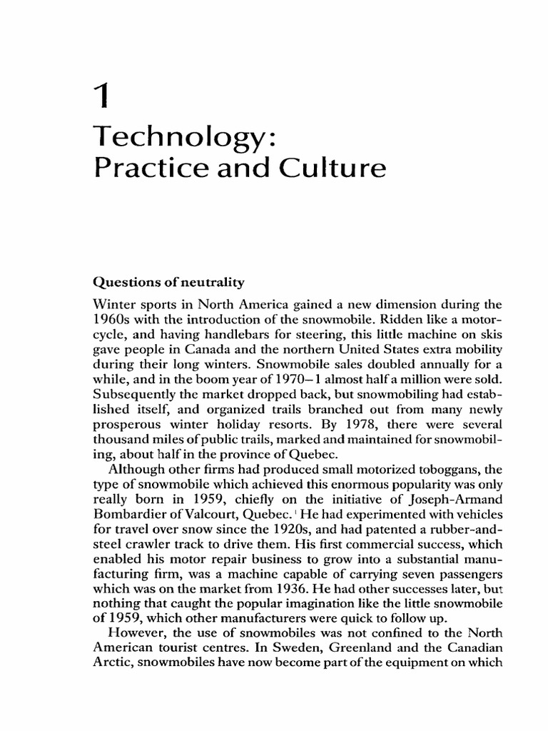 02 - Pacey, A. (2000) - Cap. 1. Technology - Practice and Culture | PDF ...