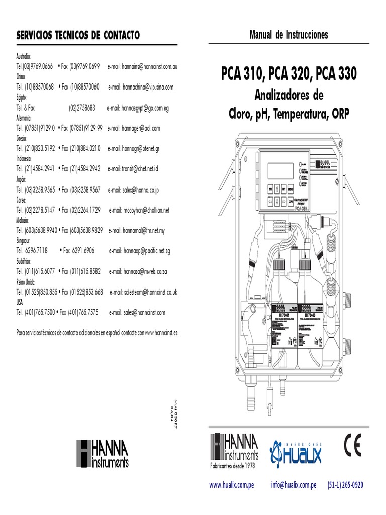 Hualix Manual Pca-310 Pca-320 Pca-330 | PDF | Gsm | Ph