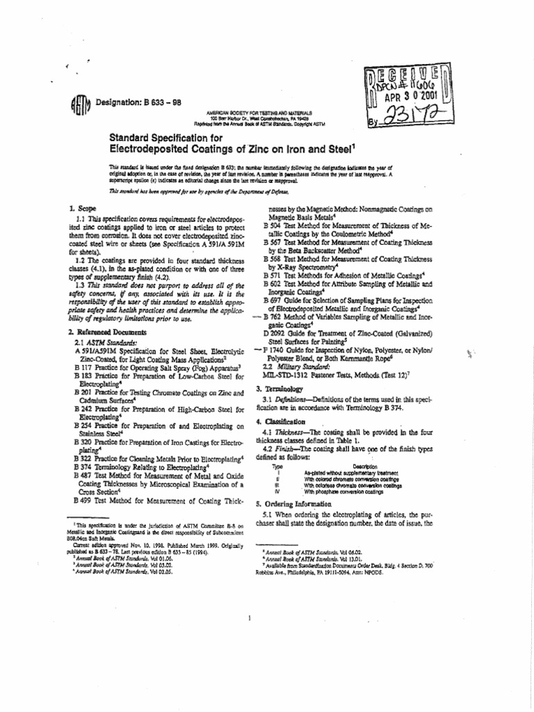 Astm B633 | PDF