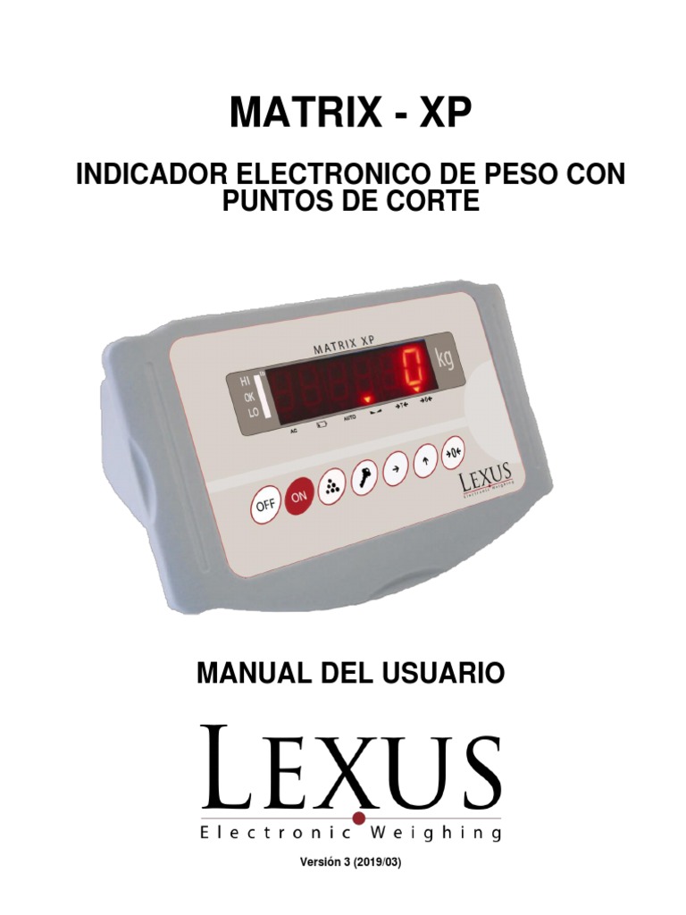 Lexus Matrix | PDF | Balanza | Ascii