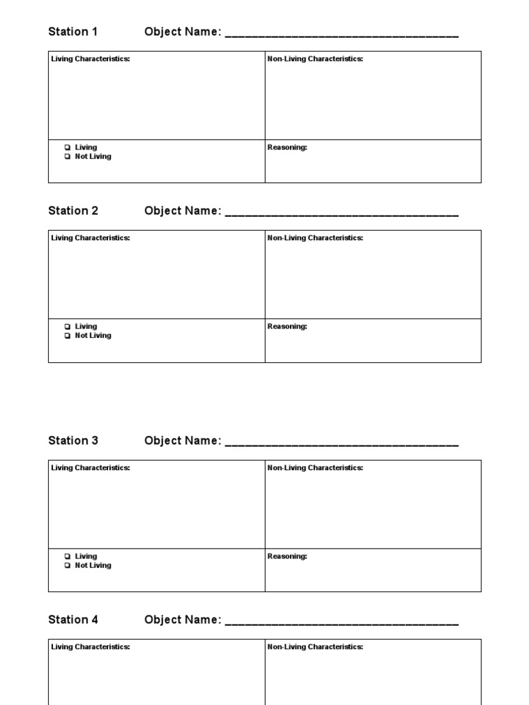 Characteristics of Life Stations | PDF