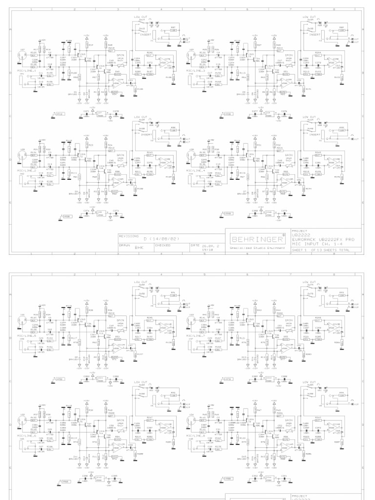 Behringer Ub2222fx Pro | PDF