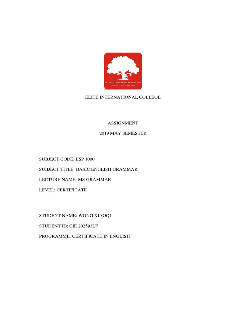 Basic Eng Pdf Language Mechanics Syntax