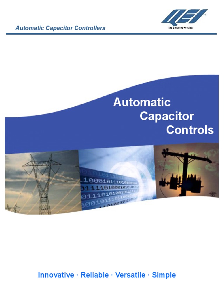 Capacitor Controller QEI | PDF | Scada | Switch