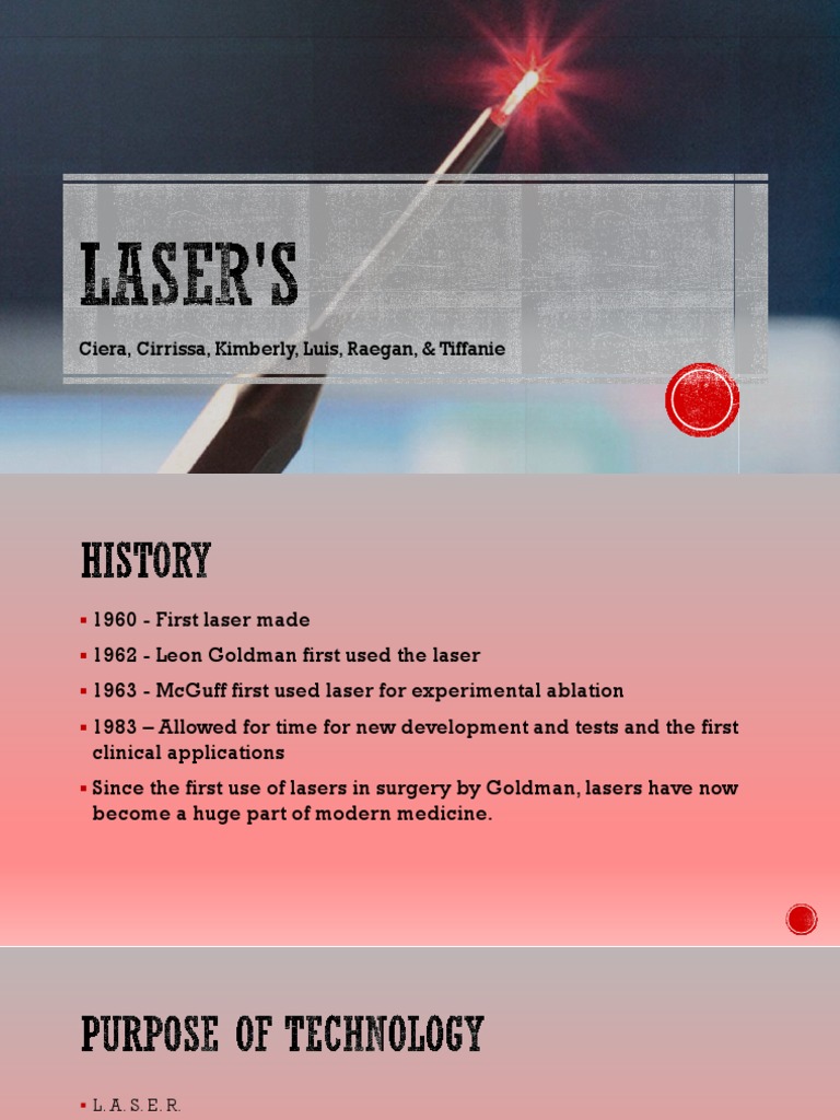 Laser's Powerpoint | PDF | Laser | Medical Specialties