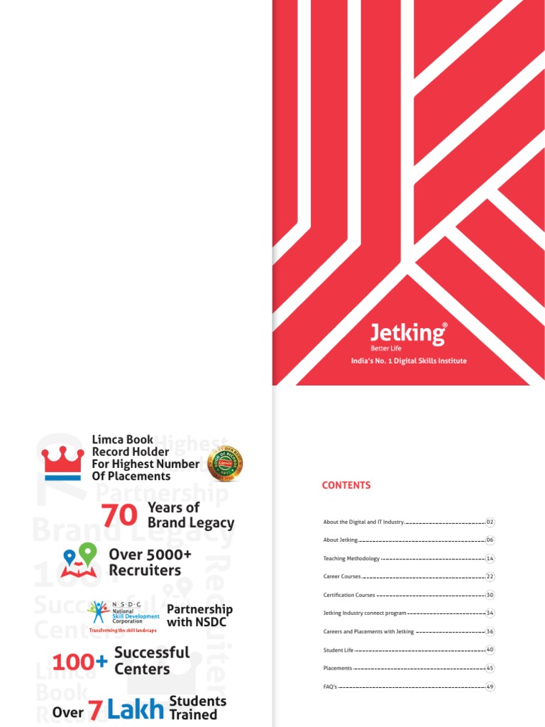 Jetking Broucher | PDF | Educational Technology | Learning