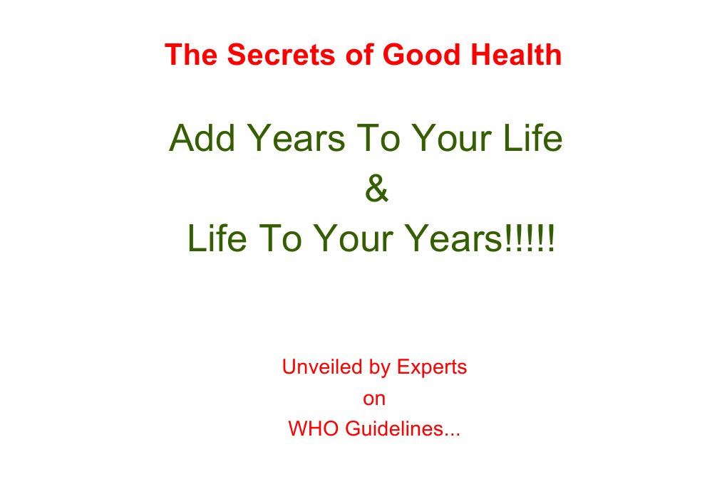 Secrets of Good Health One One | PDF | Omega 3 Fatty Acid | Nutrition