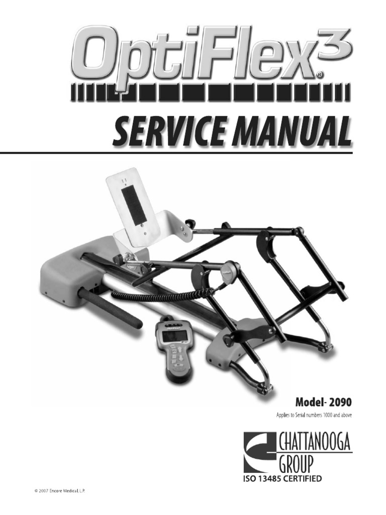 Optiflex 3 Knee CPM Service Manual | PDF