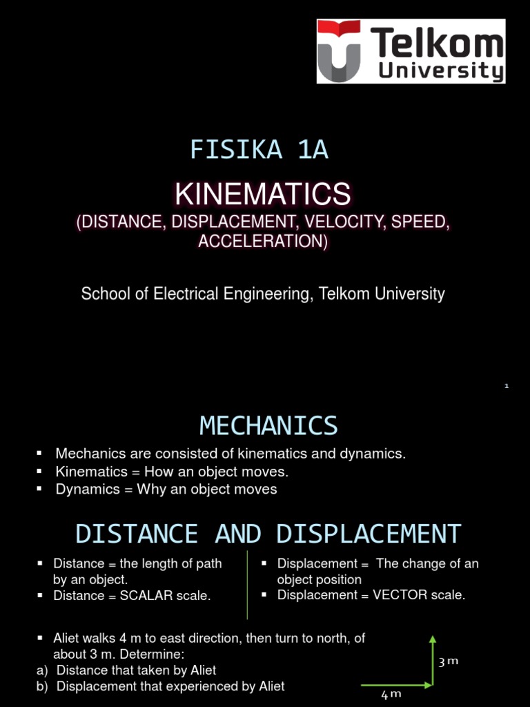 Lecture 2 - Fis 1a - Kinematika Part 1 (English) | PDF | Velocity ...