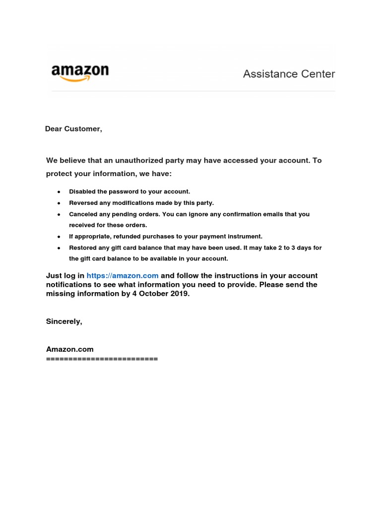 Amazon Statement | PDF