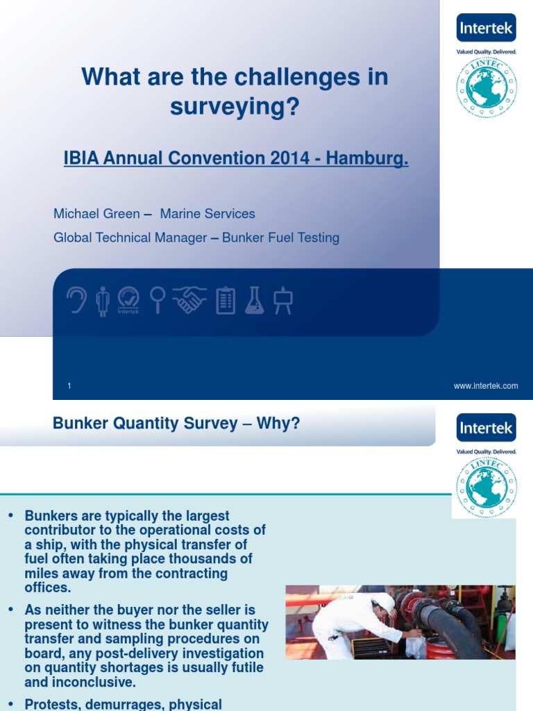 Bunker Survey Intertek | PDF | Fuel Oil | Surveying