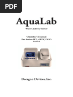 AquaLab Series Four | PDF | Osmosis | Water