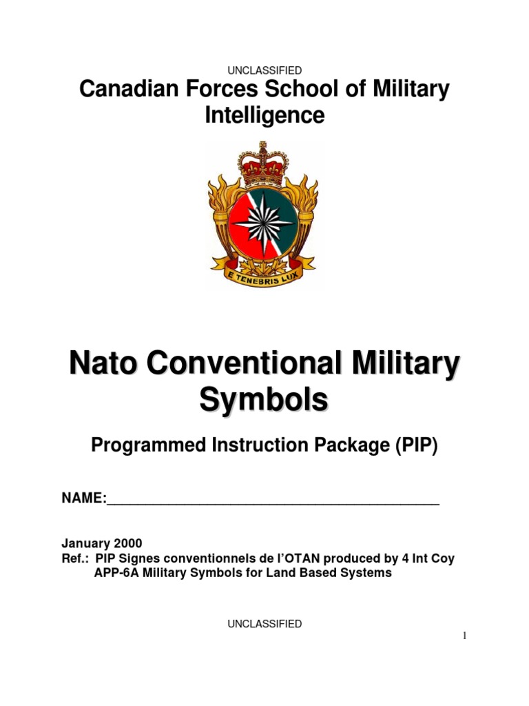 NATO Military Symbols Instruction Guide | PDF | Battalion | Company ...