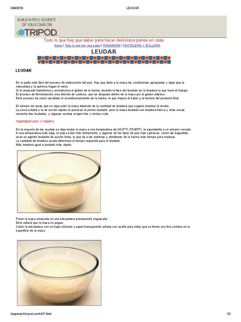 Leudar Pdf Panes Levadura