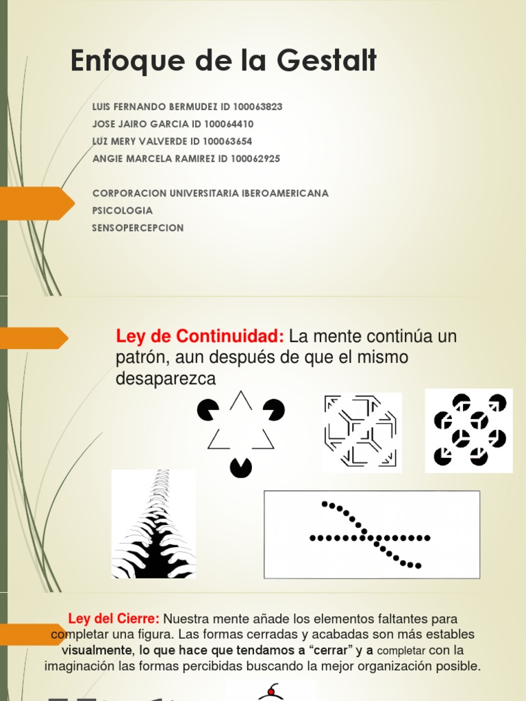 Enfoque de La Gestalt | PDF