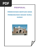Contoh Proposal Rehab Masjid | PDF | Bisnis | Griya & Taman