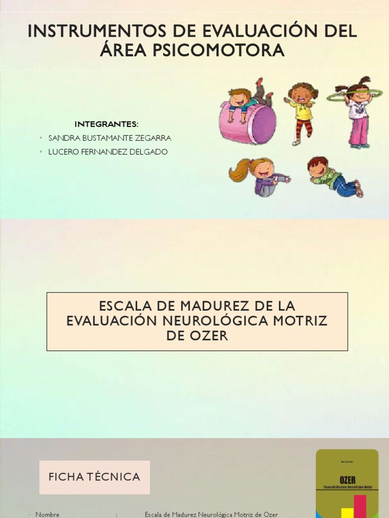 Instrumentos para Evaluar Area Psicomotora | PDF | Conceptos ...