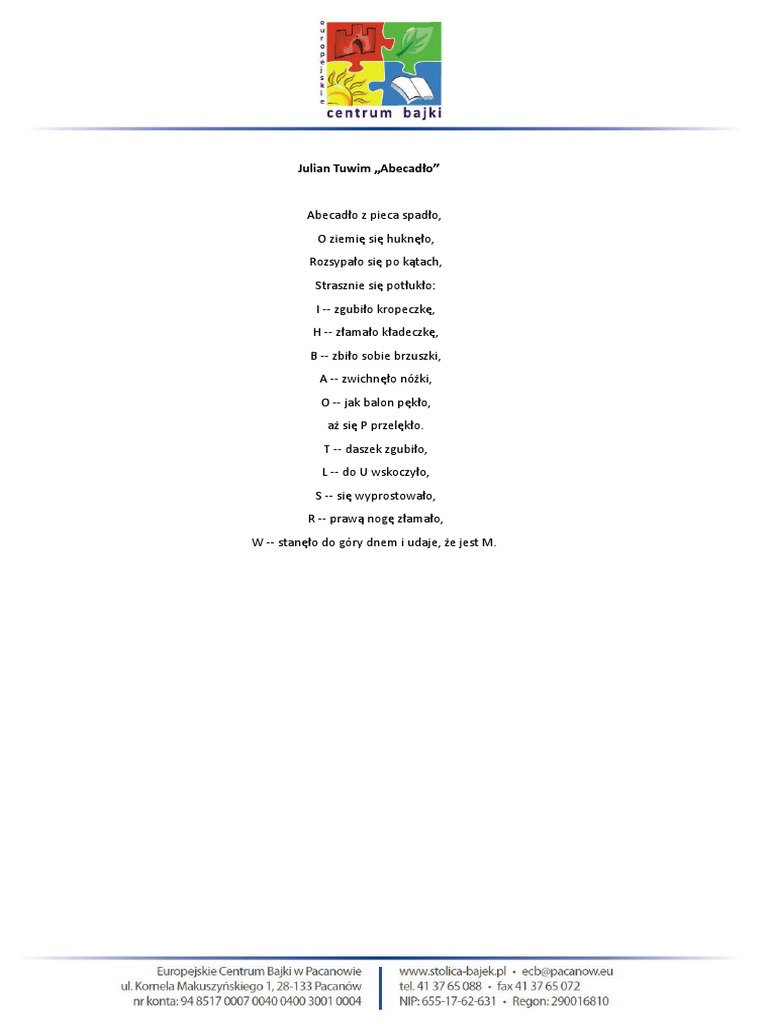 Abecadlo Julian Tuwim | PDF
