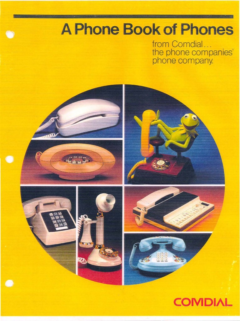 A Variety of Landline Phone Options: A Phone Book Showcasing Comdial's ...