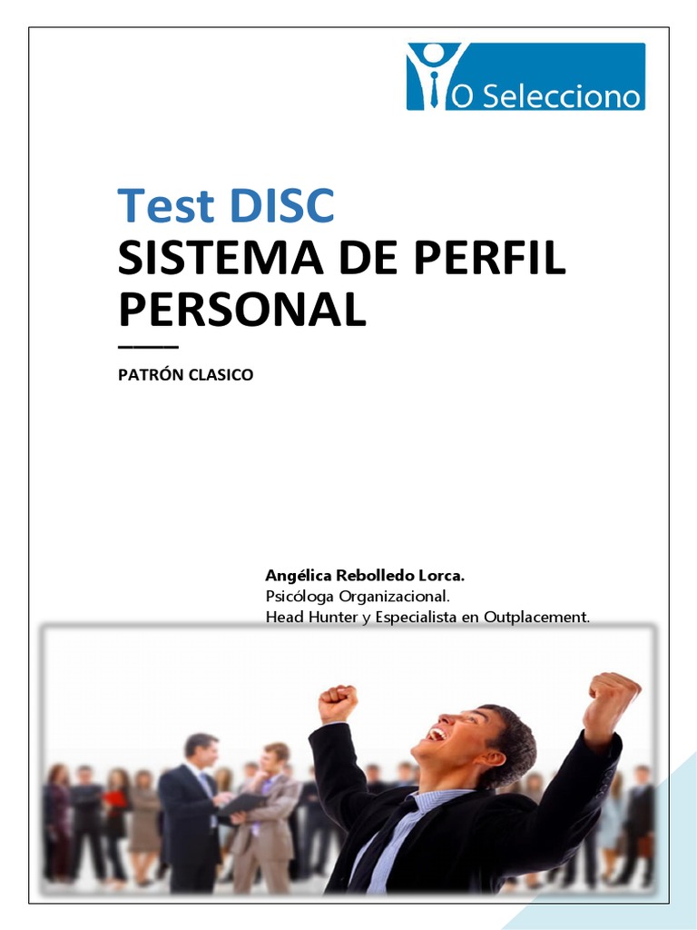 Resultados Test DISC PDF | PDF | Tolerancia | Las emociones