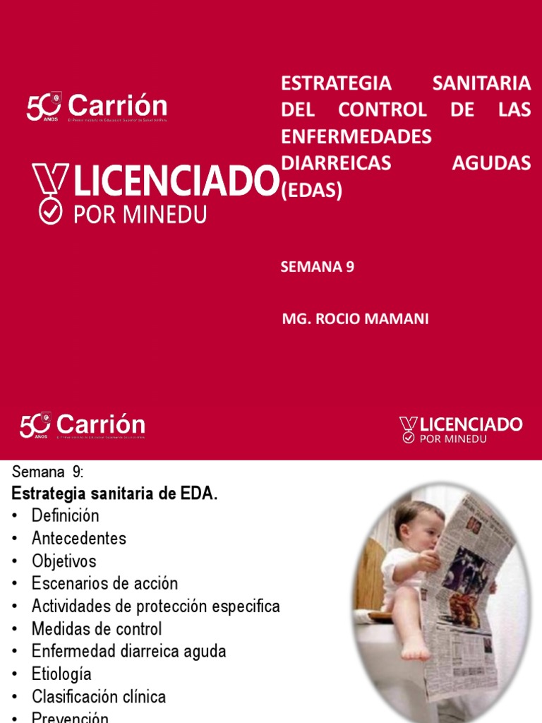 Estrategia de Control de EDAs | PDF | Diarrea | Enfermedades y trastornos