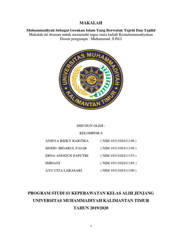 Gerakan Islam Yang Berwatak Tajrid Dan Tajdid | PDF