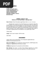 Mock-Trial-Script For Homicide | PDF | Plea | Plea Bargain