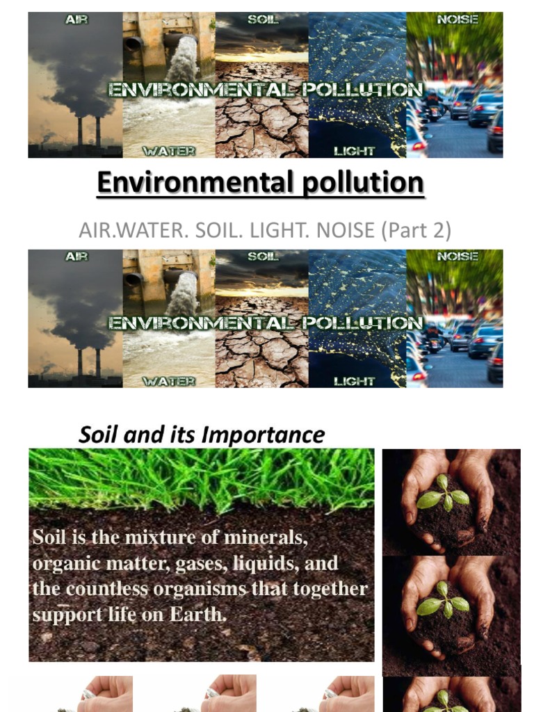 Lesson 3b Soil and Land Pollution | PDF | Waste | Municipal Solid Waste