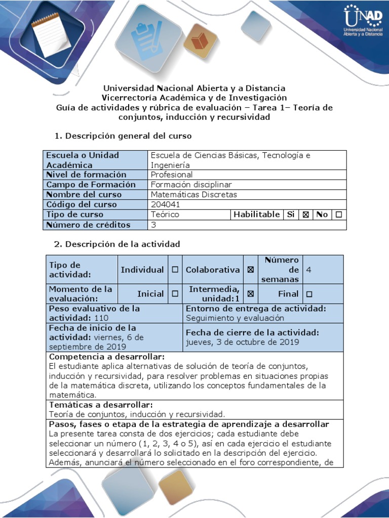 Actividades de Recursividad Matemática | PDF | Matemáticas discretas ...
