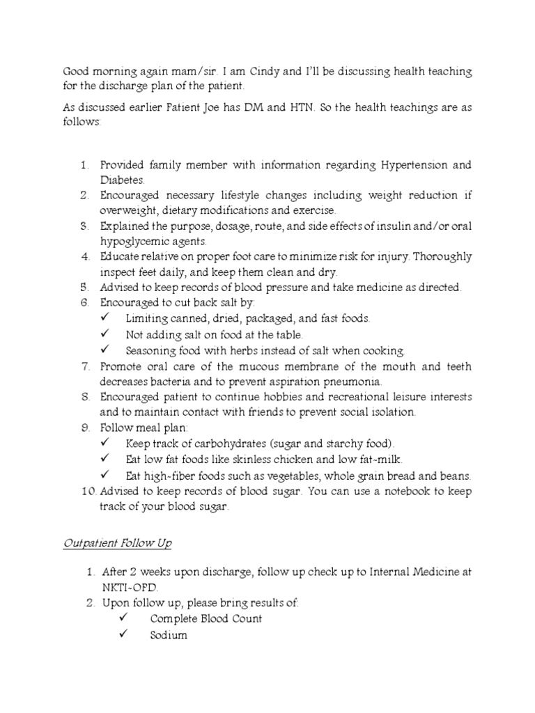 Script Discharge | PDF