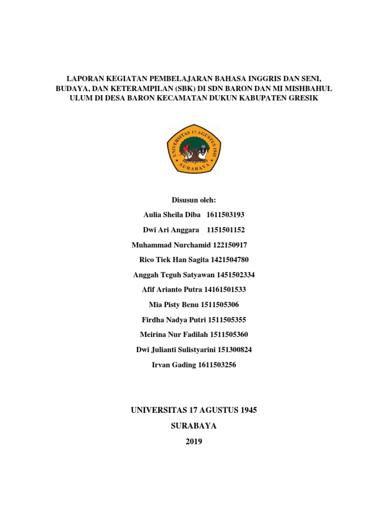 (In Progress) Laporan Kegiatan KKN | PDF