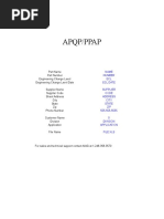 PPAP Workbook Template | PDF | Systems Engineering | Production And ...