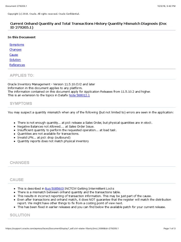 Current Onhand Quantity and Total Transactions History Quantity ...