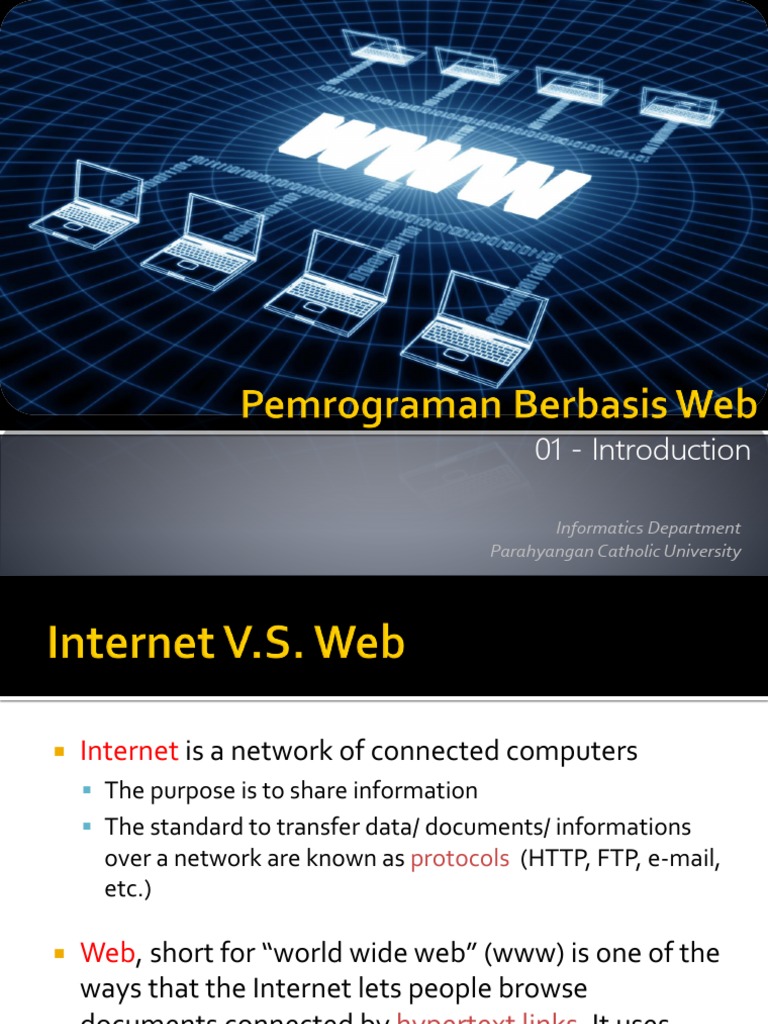 01 - Introduction: Informatics Department Parahyangan Catholic University | PDF | Business ...