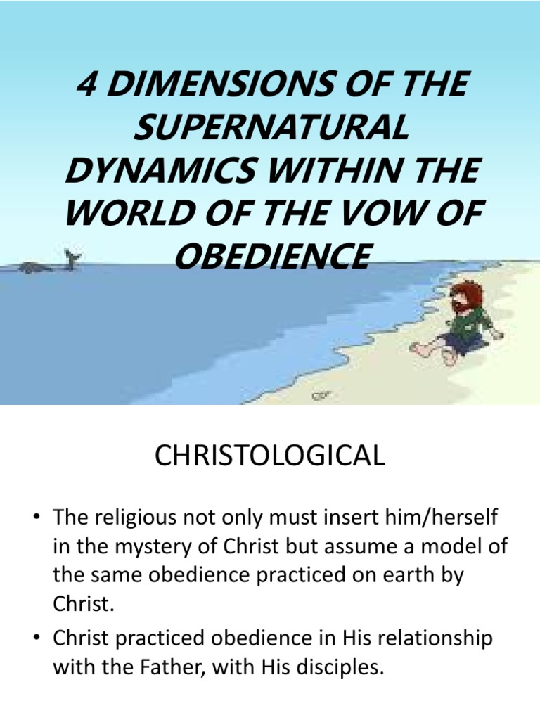Four Dimensions of Supernatural Obedience | PDF | Religion & Spirituality