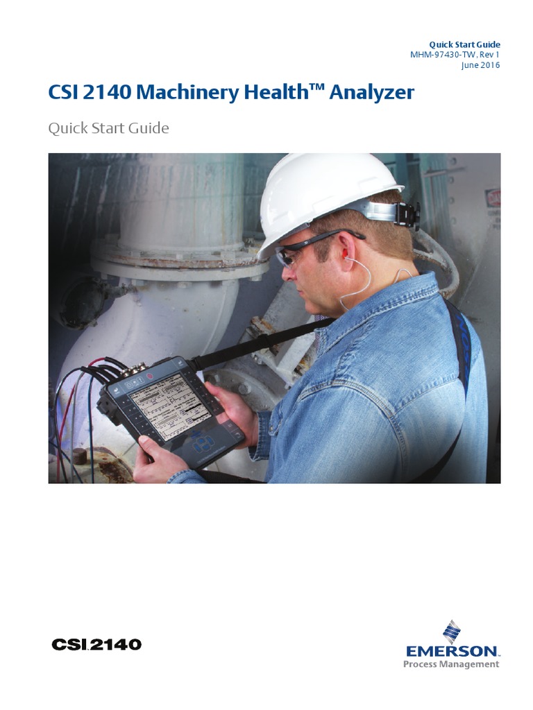 CSI 2140 Machinery Health Analyzer: Quick Start Guide | PDF | Battery ...