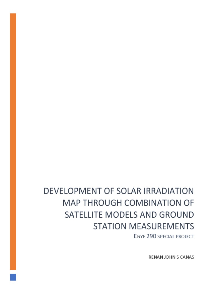 Solar Map for Philippine Projects | PDF | Solar Power | Distributed ...