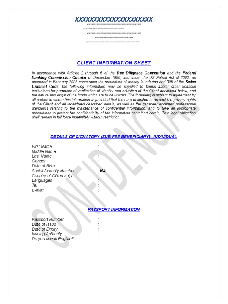 1-Modelo CIS - Nuevo para Diligenciar Lo Antes Posible | PDF | Federal ...