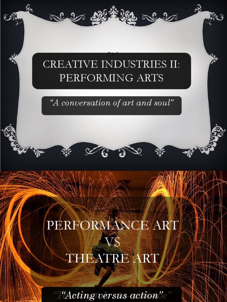 Creative Industries II Performing Arts | PDF | Composition (Visual Arts ...