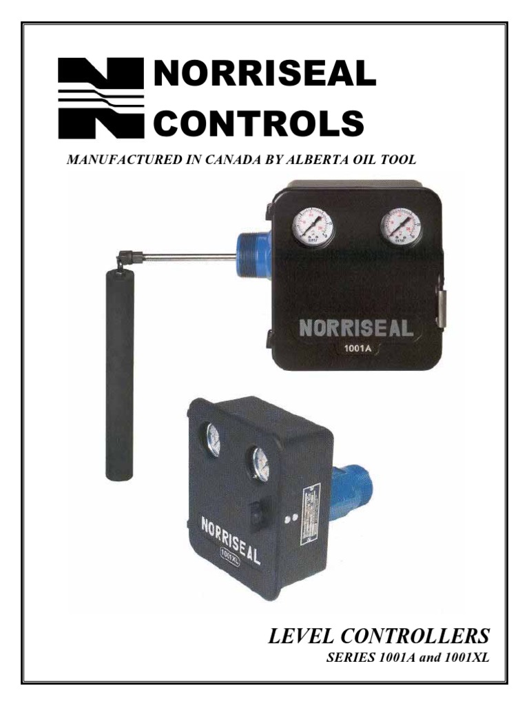 Norriseal 1001A Level Controller Manual | PDF | Valve | Pressure ...