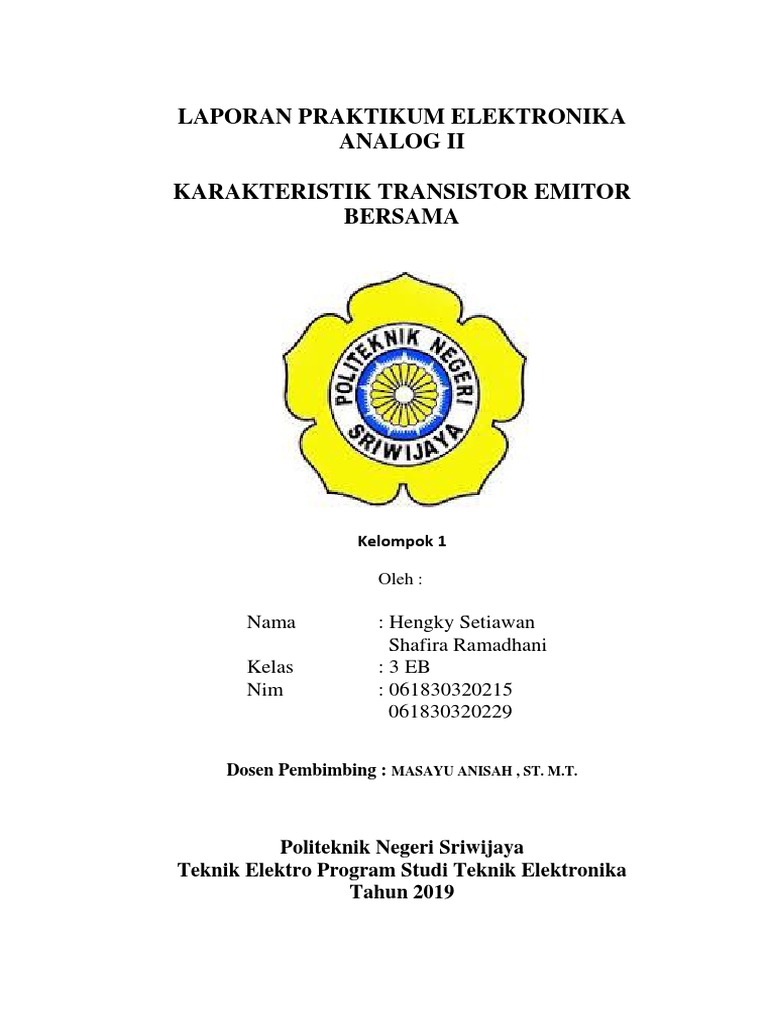 Karakteristik Transistor Emitor Bersama | PDF