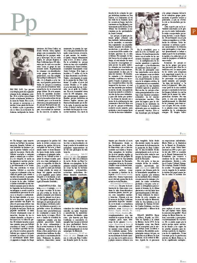Tradiciones y historia de los Pai Pai | PDF | México | Fósil