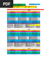 Power Lifting Matrix | PDF | Weight Training | Strength Training