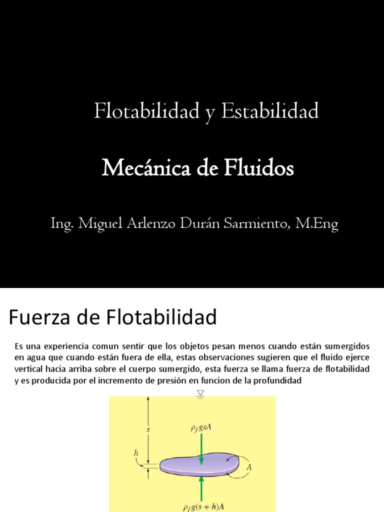 Flotabilidad y Estabilidad | PDF
