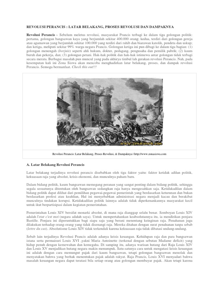 Revolusi Perancis | PDF