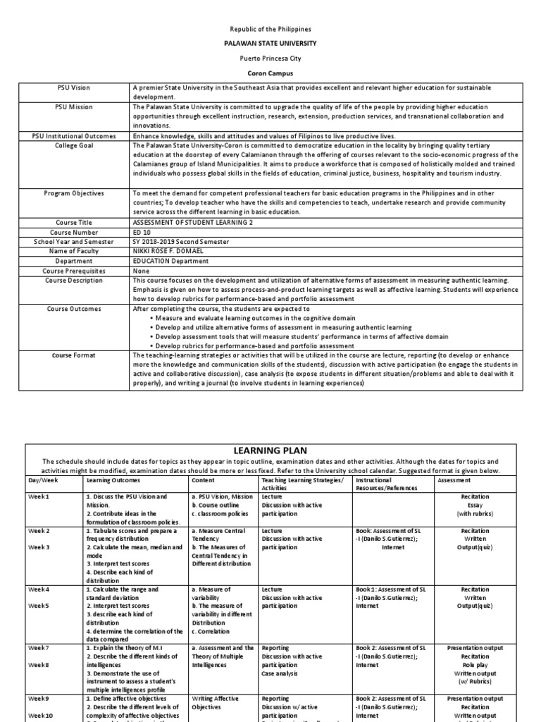 Accreditation 2nd | PDF | Educational Assessment | Rubric (Academic)