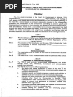 Constitution and By-Laws of SSLG | PDF