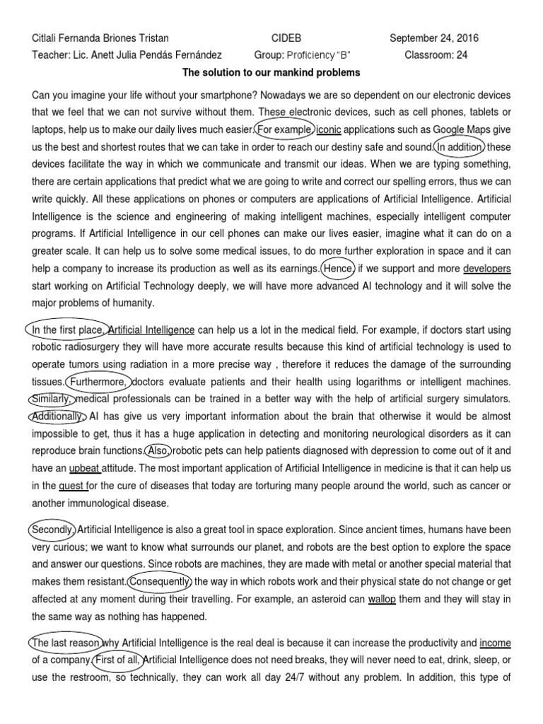 AI: Solutions for Humanity's Future | PDF | Artificial Intelligence ...